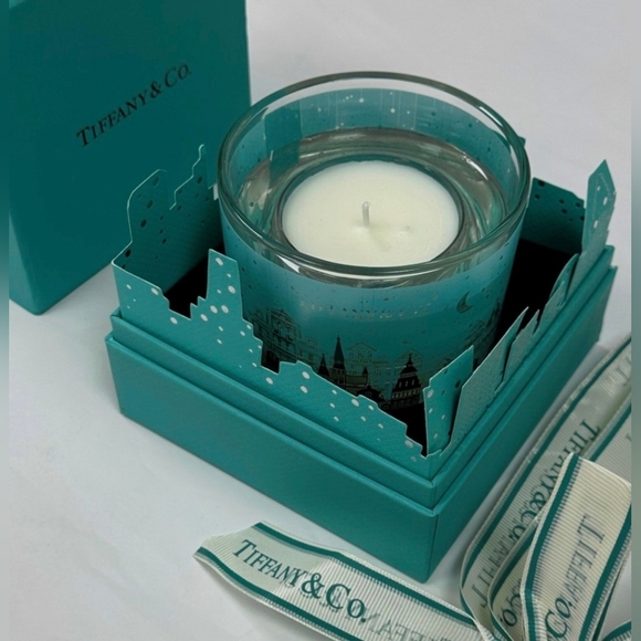 Tiffany & Co. | Accents | Tiffany Co Cityscape Candle With Glass Holder ...